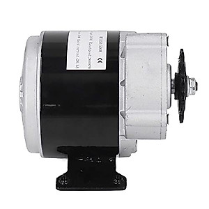 Diydeg Brushed DC Motor, 24V 500W 13T 28.5A High Torque Brushed Electric Motor, 2800RPM High Speed Reduction Geared Motor for EBike, Electric Scooter, Electric Go Kart, Electric Bicycle