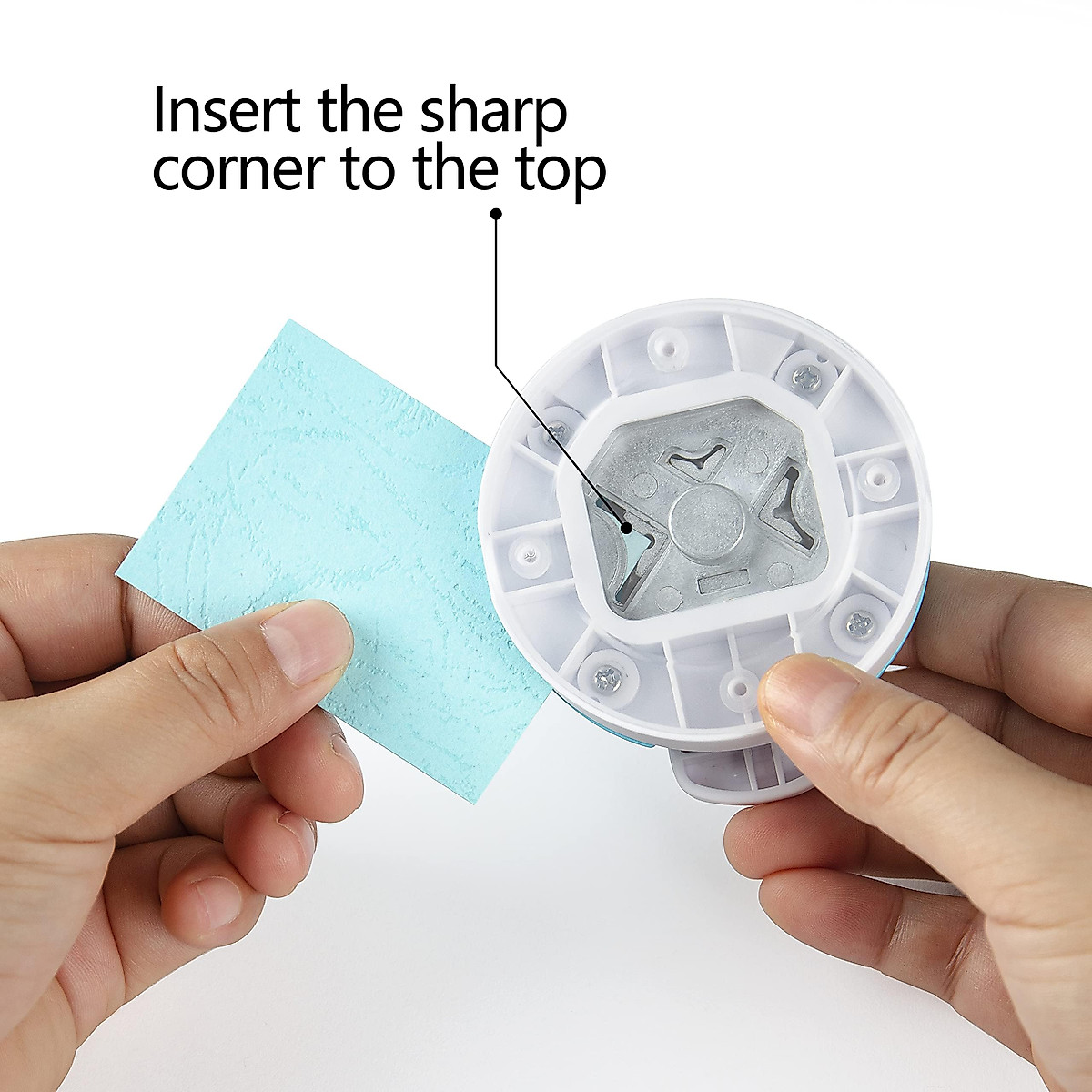 Ecraft Paper Corner Rounder Punch: 3 in 1 (R4mm R7mm R10mm) Corner Rounder Cutter for Paper, Laminate, Photo,DIY Projects, Card Making and Scrapbooking