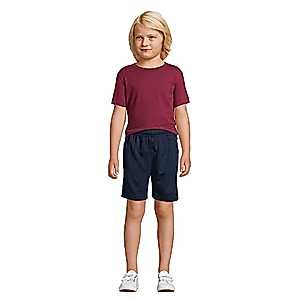 Lands' End Uniform Boys Mesh Short Classic Navy Kids Medium