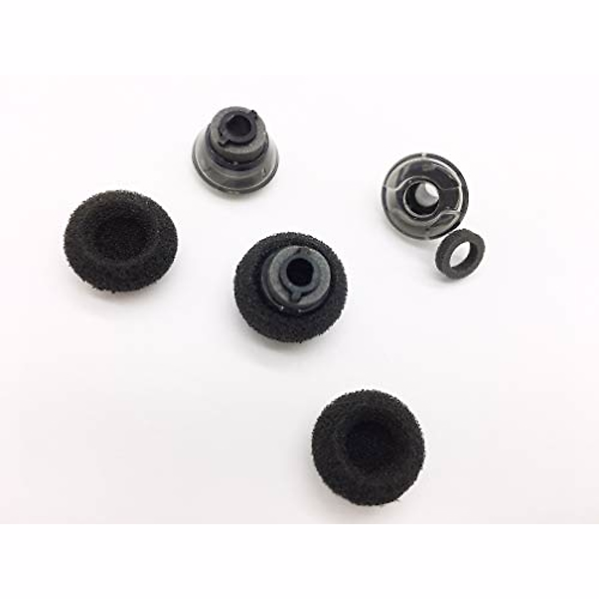 Reki Voyager 5200 Ear Tips - 3 Pcs Premium Replacement Earbuds Eartips Eargels & Foams Set Compatible with Plantronics Voyager 5200 5220 Wireless Bluetooth Headset (Small)