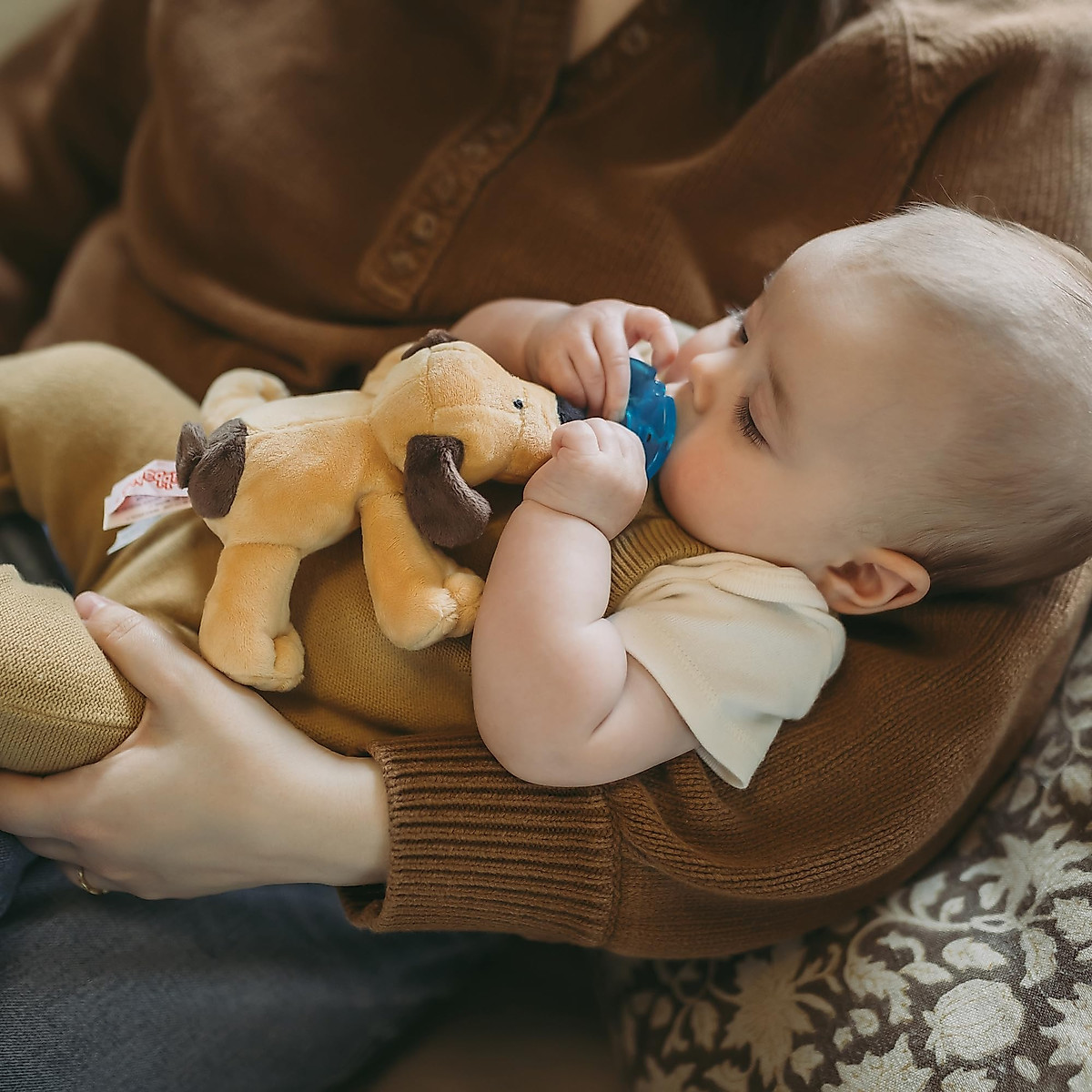 WubbaNub Infant Pacifier - Brown Puppy