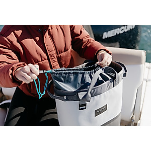 Igloo Gray Welded Water Resistant 46 Can Cinch Backpack