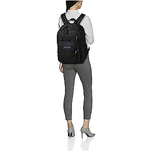 JanSport unisex-adult Big Student (Black logo Blue, One Size)