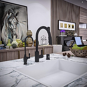 Westbrass D200-1-5-62 1-3/4" x 2-3/4" Solid Brass Air Gap Cap Kit, Skirted, 5-Pack, Matte Black