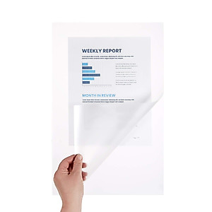 Blue Summit Supplies 50 11 x 17 Laminating Sheets, Clear Laminator Sheets for Hot Thermal Laminating Machines, Transparent 5mil, 50-Pack