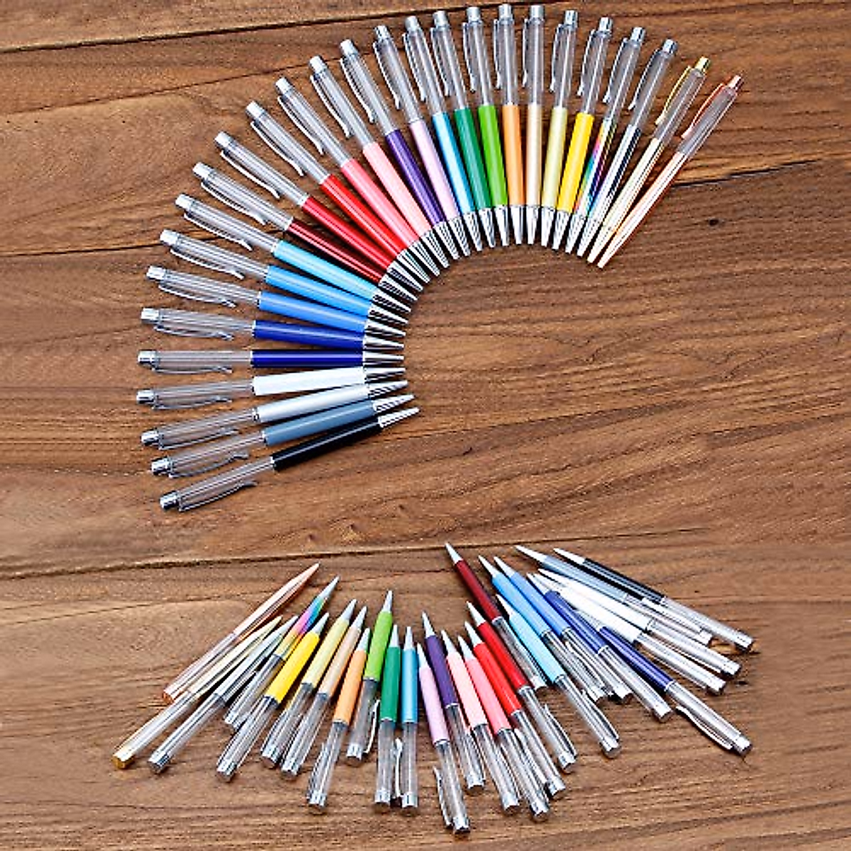 27 PACK Colorful Empty Tube Floating DIY Pens,Building your favorite Liquid Sand Pens Gift