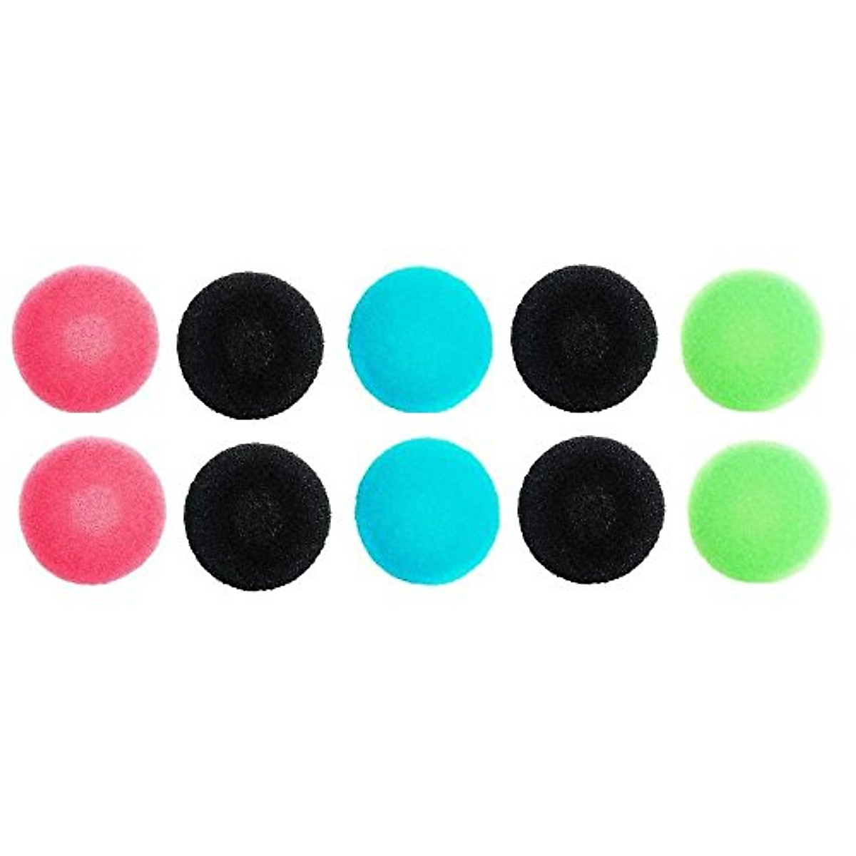 iPhone Earphones Headphones Replacement Foam Pads Cushions 5 Pack in 4 Colors Universal - T-MOBILE Retail Packaging