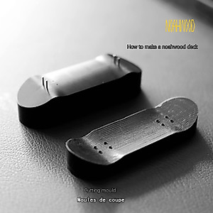 NOAHWOOD Fingerboard Complete (NW8s 360flip Deck) + NW ii Prince 34mm Trucks + NW Logo wheeliii (97x34mm 5-Layer Maple Wooden) (It is X-Sport Product) (Tape)