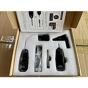 XIAOKOA 2.4G Wireless Microphone Headset, 50m Stable Transmission, Dual Micro USB Charging, Compatible with PA Systems