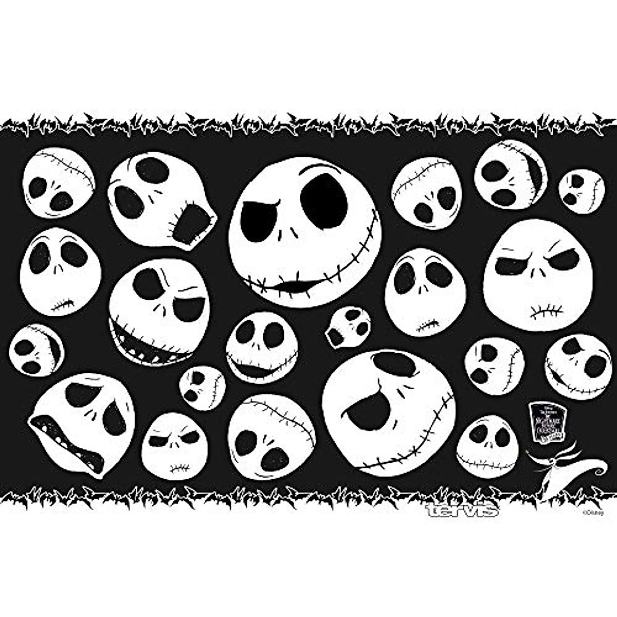 Tervis Disney Nightmare Before Christmas 25th Anniversary Triple Walled Insulated Tumbler Travel Cup Keeps Drinks Cold & Hot, 30oz Legacy, Stainless Steel