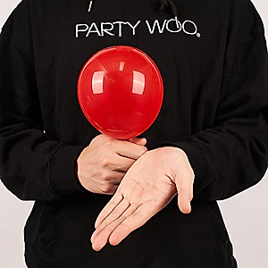 PartyWoo Red Balloons, 50 pcs 5 Inch Red Balloons, Latex Balloons for Balloon Garland or Balloon Arch as Party Decorations, Birthday Decorations, Wedding Decorations, Baby Shower Decorations