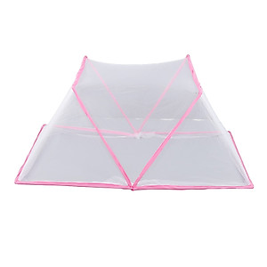 Shanrya Bed Net Tent, Crib Tent, Foldable Transparent Comfortable Sleeping Environment Lightweight Baby Net (49.2 X 26 X 22.4in)