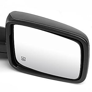 DNA Motoring TWM-037-OE-T888-BK-R Right Passenger Side Powered Heated Defroster Towing Mirror W/Turn Signal+Puddle Light Compatible with 09-16 Ram 1500/10-16 Ram 2500 3500 4500 5500