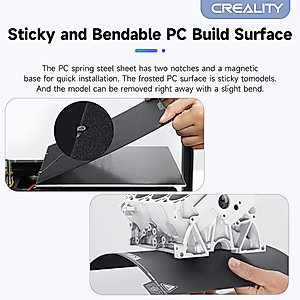 Official Creality Ender 5 S1 3D Printer 250mm/s Printing Speed with CR Touch Auto Leveling, Sprite Extruder, High Precision Z-axis, Removable PC Build Plat