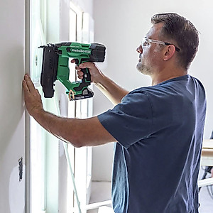 Metabo HPT 18V MultiVolt Cordless Brad Nailer | Tool Only, No Battery | Accepts 18 GA 5/8-Inch to 2-Inch Brad Nails | Brushless Motor | NT1850DFQ4