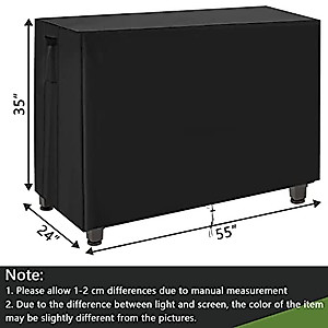Prep Table Cover for 52 Inch Keter Unity XL, BeSkyer Portable Outdoor Table Storage Cabinet, Water-resistant and Heavy Duty, All Weather