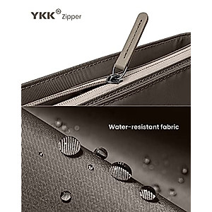 tomtoc Convertible Tote Bag Laptop Backpack for Woman, Slim Water-resistant Work Travel Casual Daypack Crossbody Shoulder Bag with Wide Top Open Laptop Compartment Fits 14 Inch Laptop