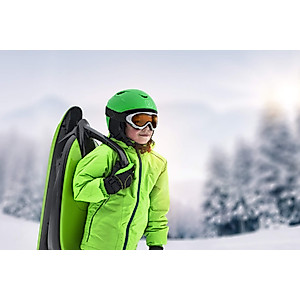 Gizmo Riders Skidrifter by Plastkon Snow Slope Racer Snow Sled for Kids or Adults with Advanced Manual Stability Program Button in Pink