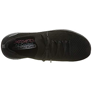 Skechers Women's Athleisure Sneaker, Black/Black, 6.5