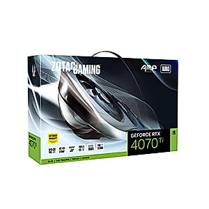 ZOTAC Gaming GeForce RTX 4070 Ti AMP Extreme AIRO DLSS 3 12GB GDDR6X 192-bit 21 Gbps PCIE 4.0 Gaming Graphics Card, IceStorm 2.0 Advanced Cooling, Spectra 2.0 RGB Lighting, ZT-D40710B-10P