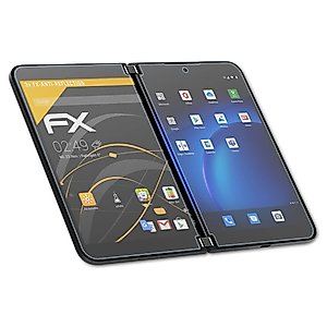 atFoliX Screen Protector compatible with Microsoft Surface Duo 2 Screen Protection Film, anti-reflective and shock-absorbing FX Protector Film (Set of 3)
