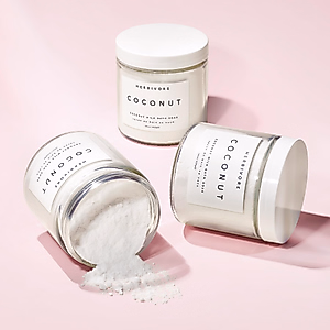 HERBIVORE Coconut Milk Bath Soak – Skin Hydrating & Softening, Soothing Light Coconut Scent, Vegan, 8 oz