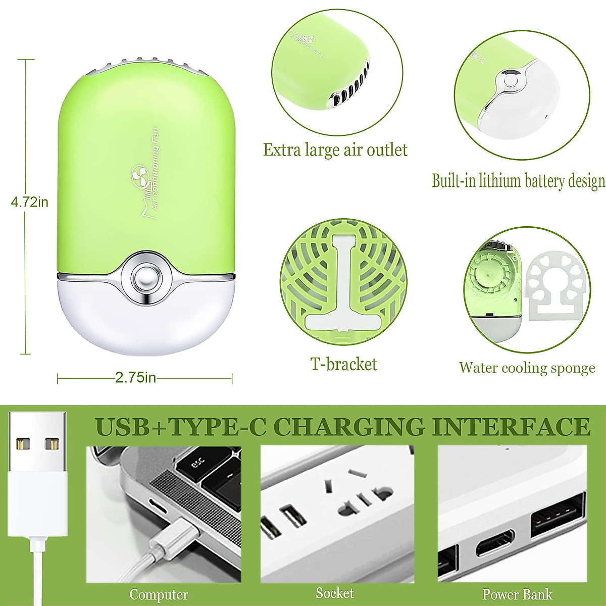 Dfsuiwk 3Piece USB Mini Portable Fans Rechargeable Handheld Lash Cleaning Kit with Facial Cleaning Brush - Perfect for Lash Extensions and Makeup Brush Cleansing