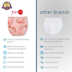 Joyo roy Little Girls Underwear Toddler Girls Underwear Girls Training Underwear Training Pants 3t-4t Toddler Girl Underwear 4t Toddler Panties 4t Training Pants 4t-5t Toddler Training Underwear 4t