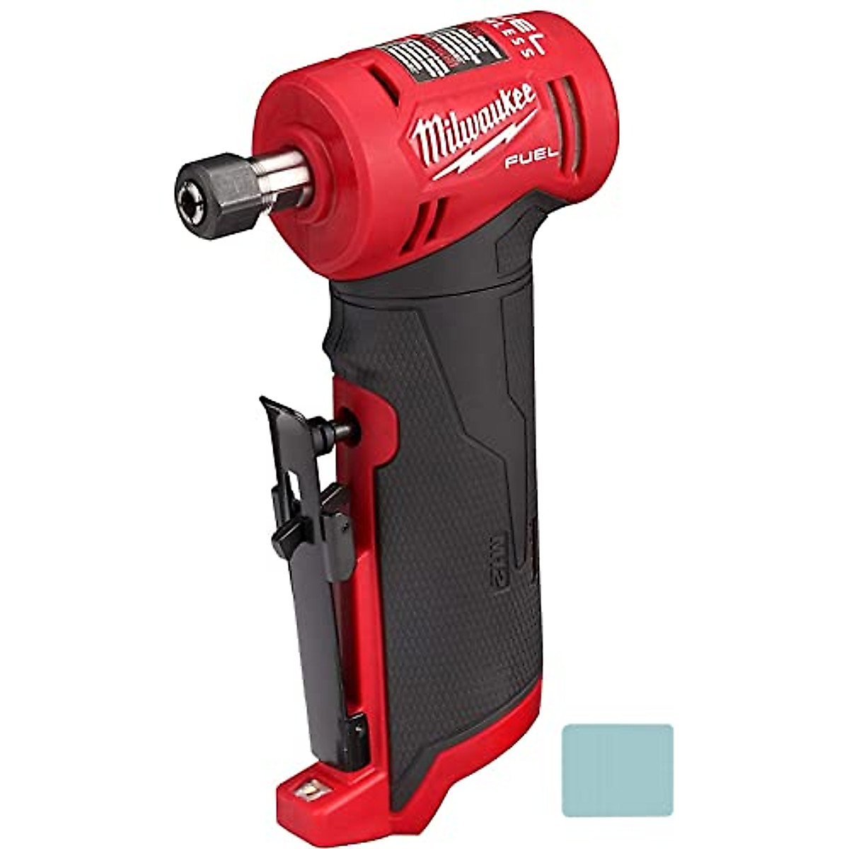 Milwaukee M12 FUEL 12V Lithium-Ion Brushless Cordless 1/4 in. Right Angle Die Grinder (Tool-Only) + Accessory