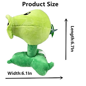 8" 1 PCS PVZ Plant and Zombies Plush Toy Stuffed Soft Doll, PVZ Plush Sunflower Figure Toy New