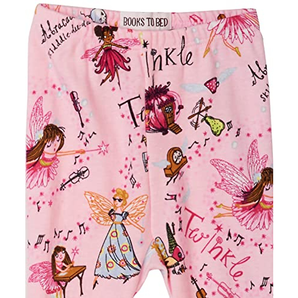 Books to Bed Baby Girls' Book and Long Sleeve Printed Pajama Gift Set, Twinkle, 18-24 Months