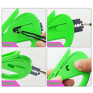 YAMXIN Sliding Gift Wrap Cutter - Wrapping Paper Cutter - Fit Most Gift Wrapping Paper Rolls-Creen - 2pcs