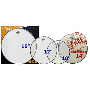 Remo Drum Set, 12-inch (PP0312BE)