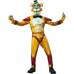 Rubie's Child's Five Nights at Freddy's Glamrock Freddy Costume, As Shown, Medium