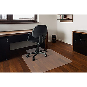 Mount-It! Office Chair Mat for Hardwood Floor, Clear Computer Chair Floor Protector, Use in Home or Office on Wood, Tile, Linoleum, Vinyl, or Carpet, 47" x 35.5" (MI-7818A)