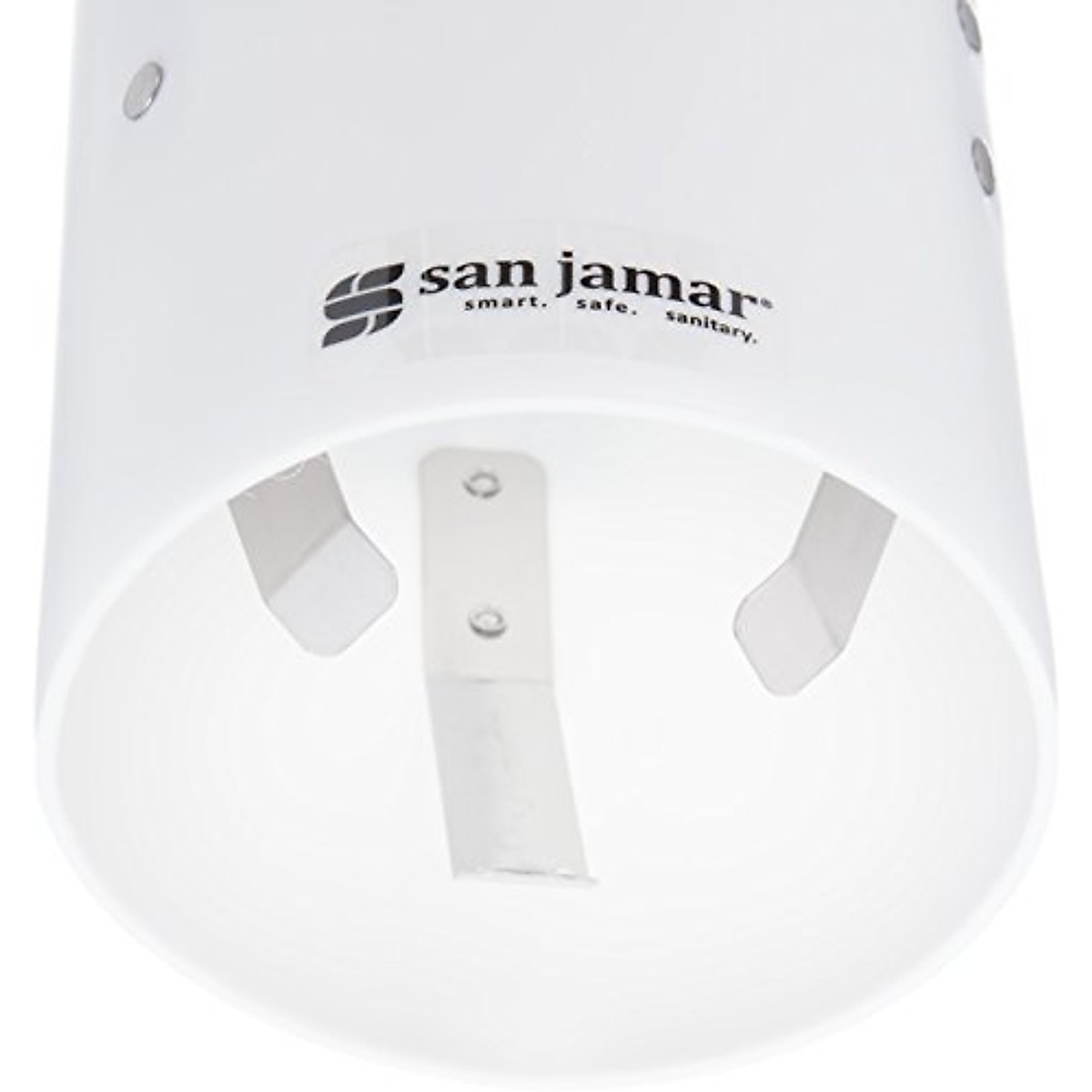 Carlisle FoodService Products C3165WH Medium Pull Type Water Cup Dispenser, Fits 4 to 10 oz Cone and Flat Bottom Cups, 16" Tube Length, White