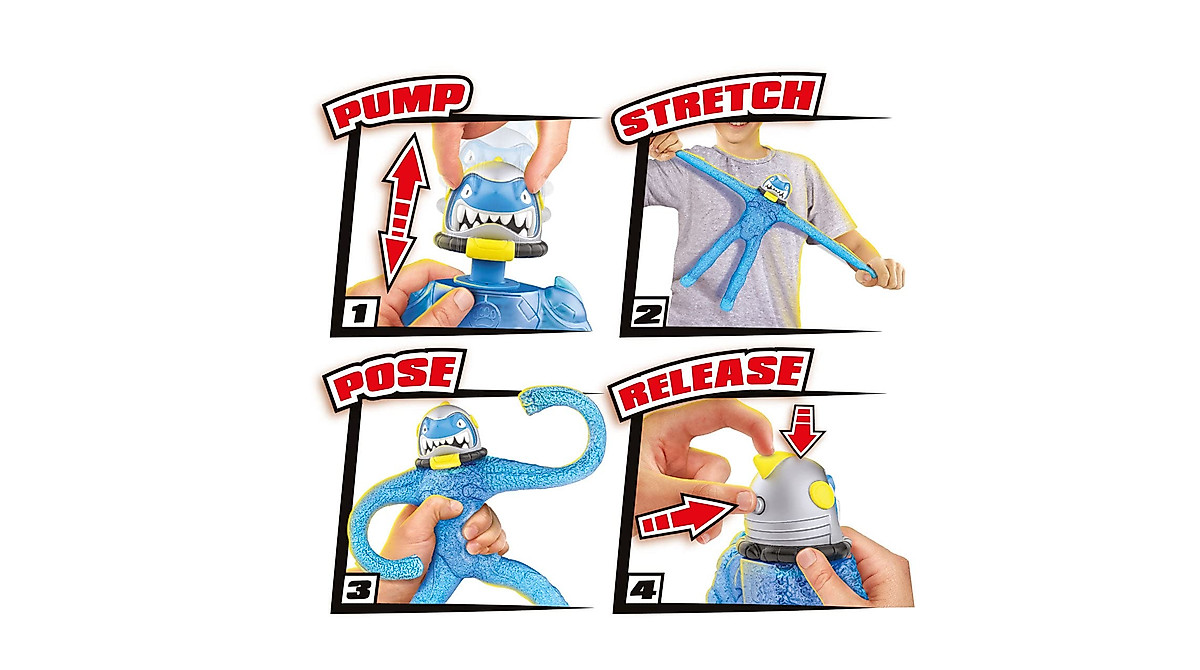 Heroes of Goo Jit Zu Pump Power Action Figure - Thrash