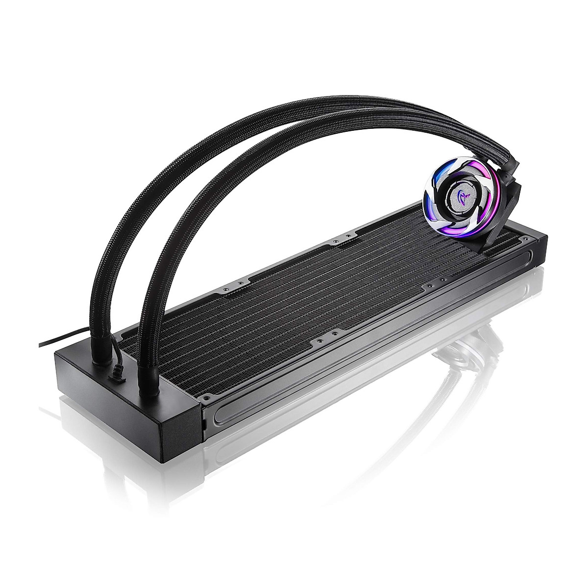 RAIJINTEK EOS 360 RBW AIO CPU Water Cooler, with 3pcs 12025 ARGB PWM Fans, Copper Water Block, Durable and Reliable Pump, Durable Teflon Mesh Tube, Compatible with Intel & AMD (0R10B00181)