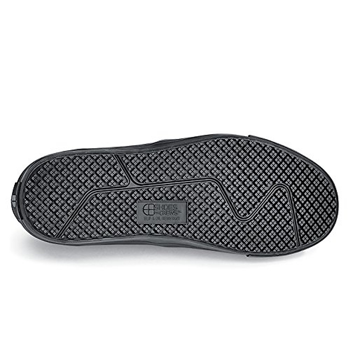 Shoes for Crews Ollie II, Mens, Women's, Unisex Slip Resistant Work Shoe Sneaker, Black Leather, Men's Size 13/Women's Size 14.5