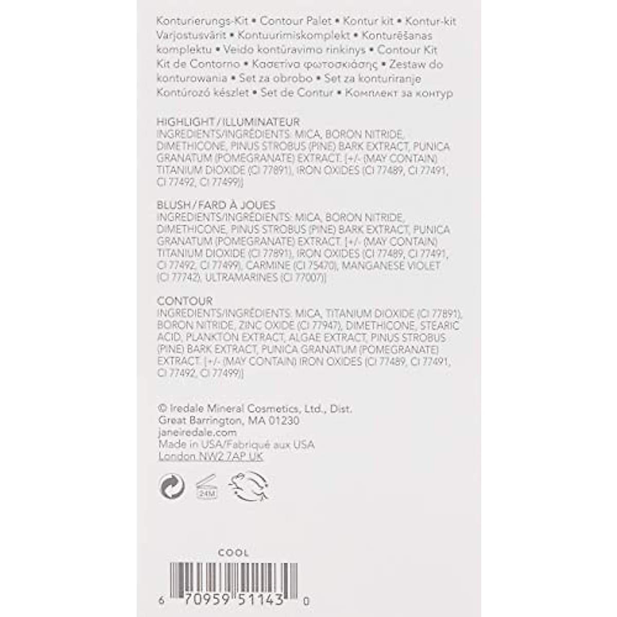 jane iredale GreatShape Contour Kit, Cool