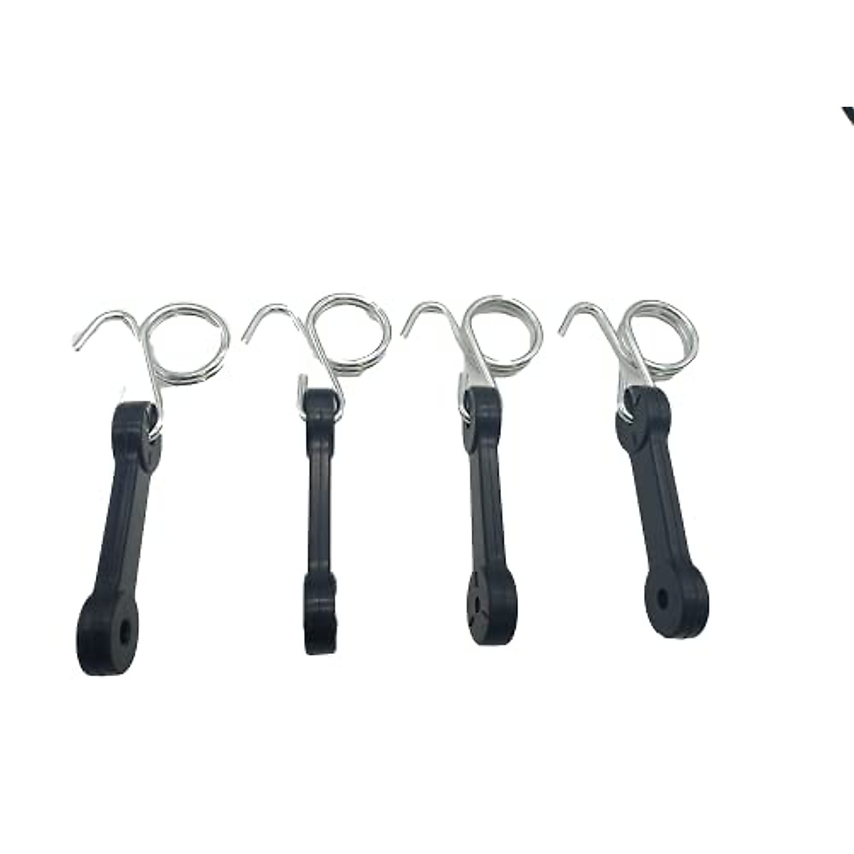 shiosheng 4pcs 532160793 160793 Bagger Latch Grass Chute with Hook Bagger Latch Straps for Husqvarna/Poulan/Roper/Sears/Craftsman/Weed Eater/AYP