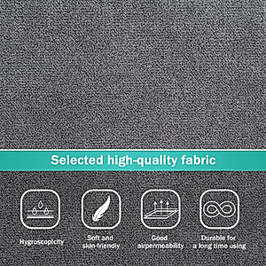 Jintop 91" Modern Upholstered Living Room Sectional Sofa,with 3 Pillows,L Shape Wood Frame Furniture Couch,w/Track Armrests,Cushions and Legs,for Dorm, Apartment,Studio,Office,Grey, Gray