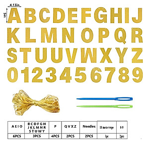 DIY Banner Kit with Letters Glitter Banner Letters Gold Customizable Birthday Banners Graduation Banner Custom Party Hanging Banner for Graduation Wedding Party Baby Shower Decoration (Gold)