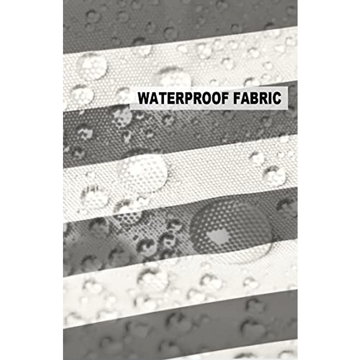 Outdoor Pillows 16x16 Waterproof Outdoor Pillow Covers,Grey Striped Horizontal Geometric Polyester Throw Pillow Covers Garden Cushion for Patio Couch Decoration Set of 2,Farmhouse Stripes Gray