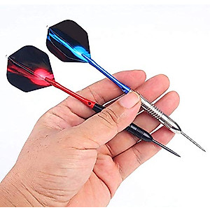 WLHGH Dart Flights, 6 Styles, 30 Sets, 90 Pieces, PET Standard Accessories for Darts, Perfect Equipment for Soft/Steel Tip Darts Games (6 Styles, 30 Sets, 90 Pieces)