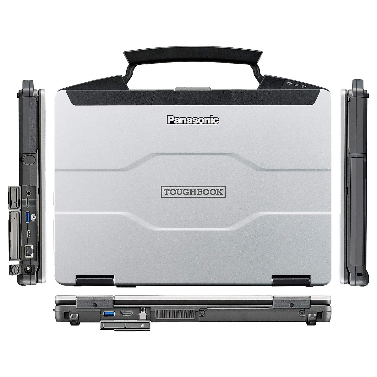 Toughbook 55, FZ-55, MK1, Intel Core i5-8365U, 1.6GHz up to 4.1GHz, 6MB Cache, 14.0" HD Non-Touch, 8GB, 512GB SSD, HDMI, BT, USB-Ax2,USB-Cx1, LAN, Webcam, Backlit Keyboard, Windows 10 Pro