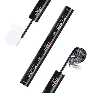 Higu clace Clusters Lashes 140PCS, DIY Eyelash Extensions 3D Fluffy Mixed 10-16mm Lash Bond and Seal, Bond and Seal Lash Glue for All Day Wear Cluster Lash Glue Eyelash Bond and Seal