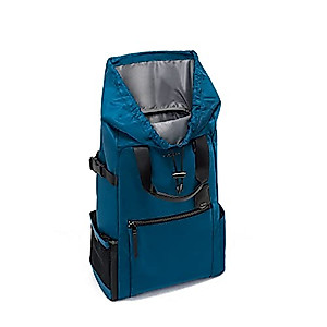 TUMI - Voyageur Fern Drawstring Backpack - Dark Turquoise/Black
