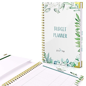 Simplified Monthly Budget Planner - Easy Use 12 Month Financial Organizer with Expense Tracker Notebook - The 2023-2024 Monthly Money Budgeting Book That Manages Your Finances Effectively