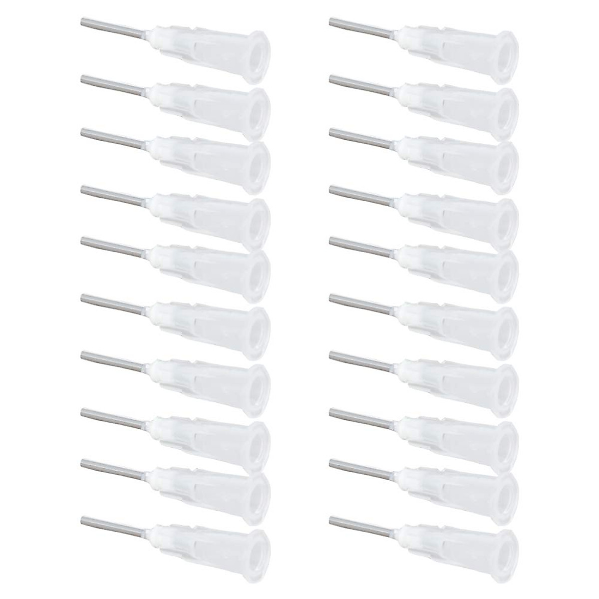 Utoolmart Industrial Dispensing Needle, Industrial Grade Blunt Needle, Stainless Steel Precision Applicator, 17G, Transparent Color, 30pcs